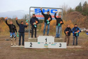 Der "Oldie" Gerhard Forster siegt beim Extremenduro in Meltewitz ...